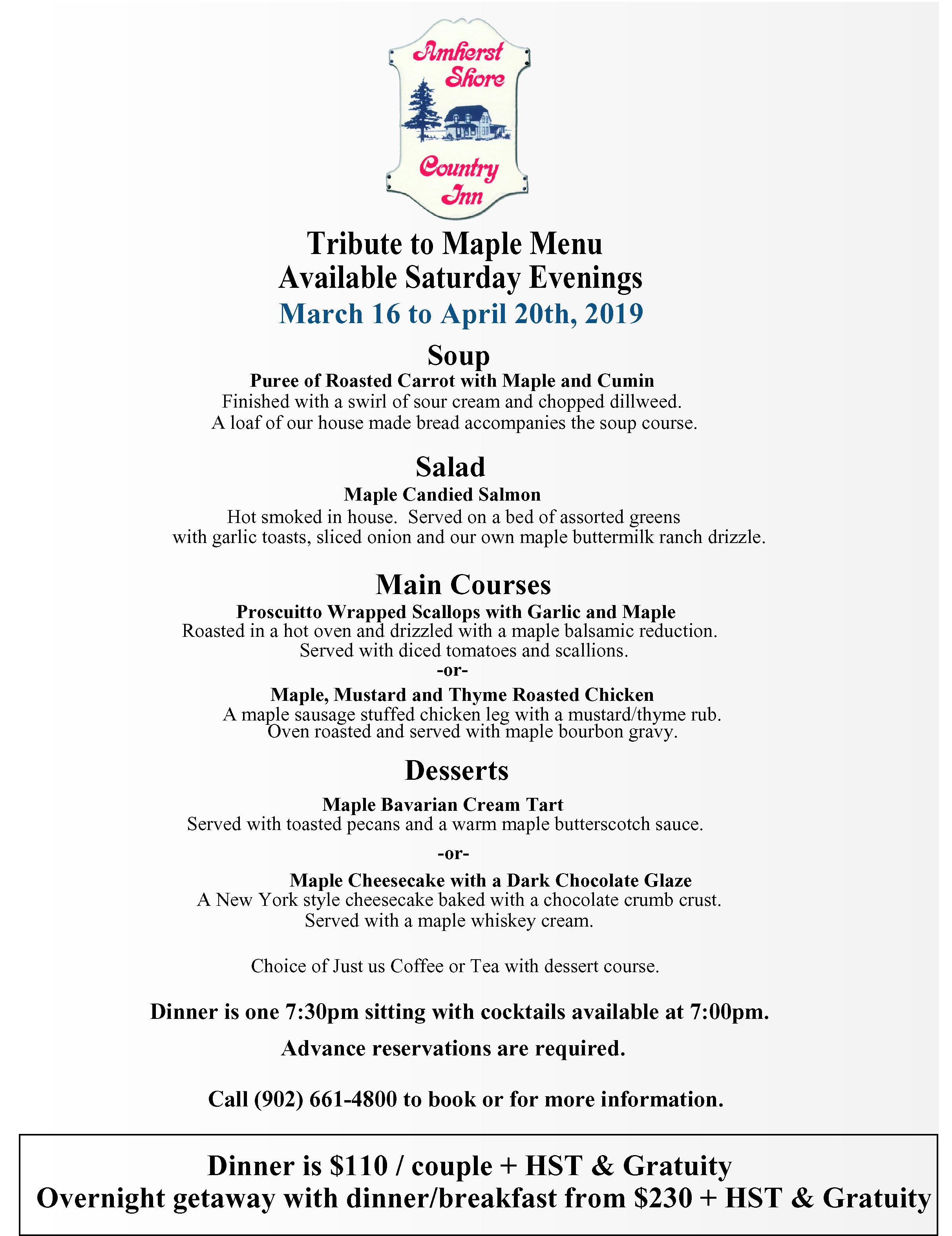 Maple2019 | Amherst Shore Country Inn - Official Site